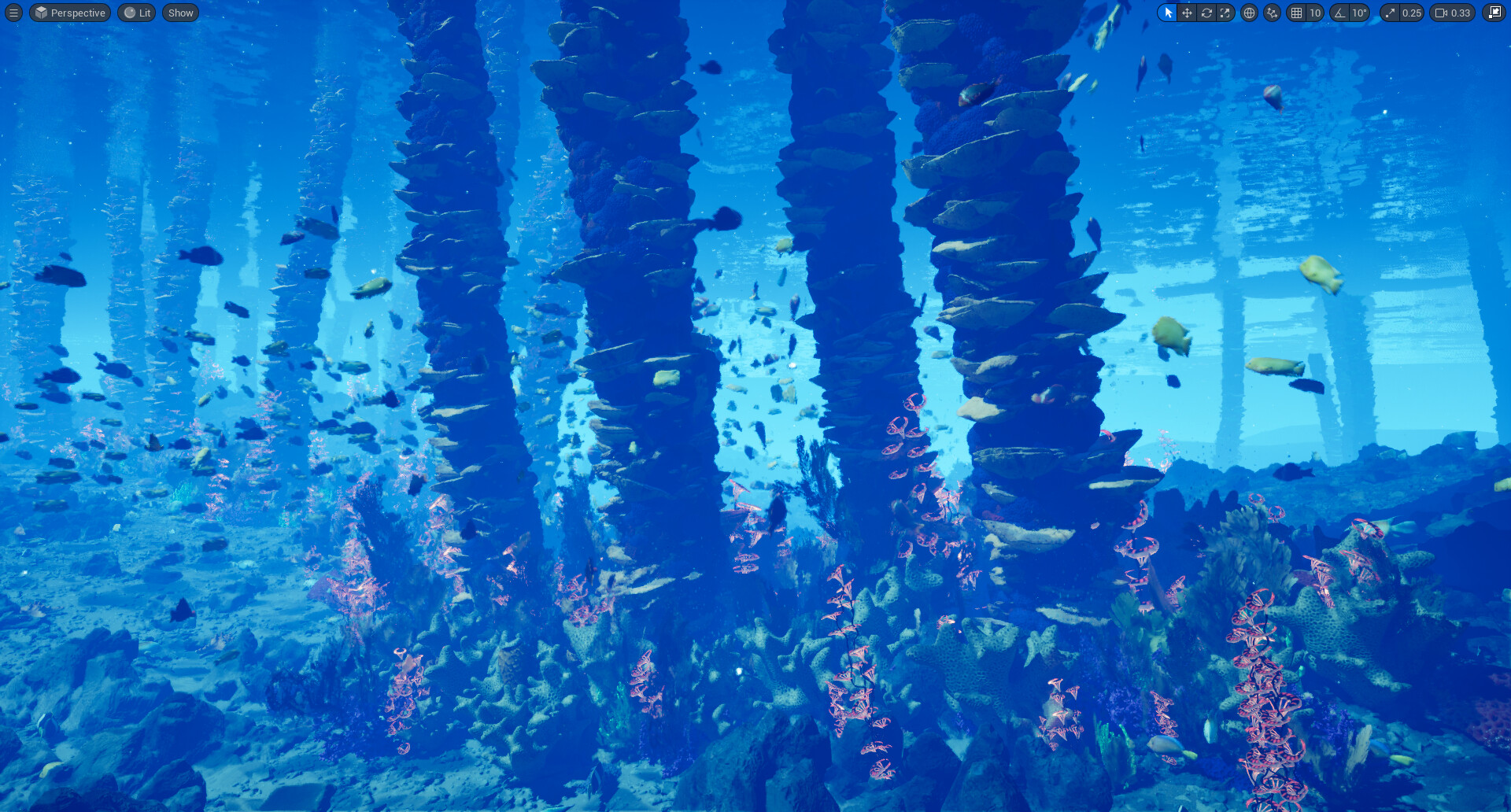 ArtStation - UnderTheSea Environment Art Real-Time Unreal Engine 5