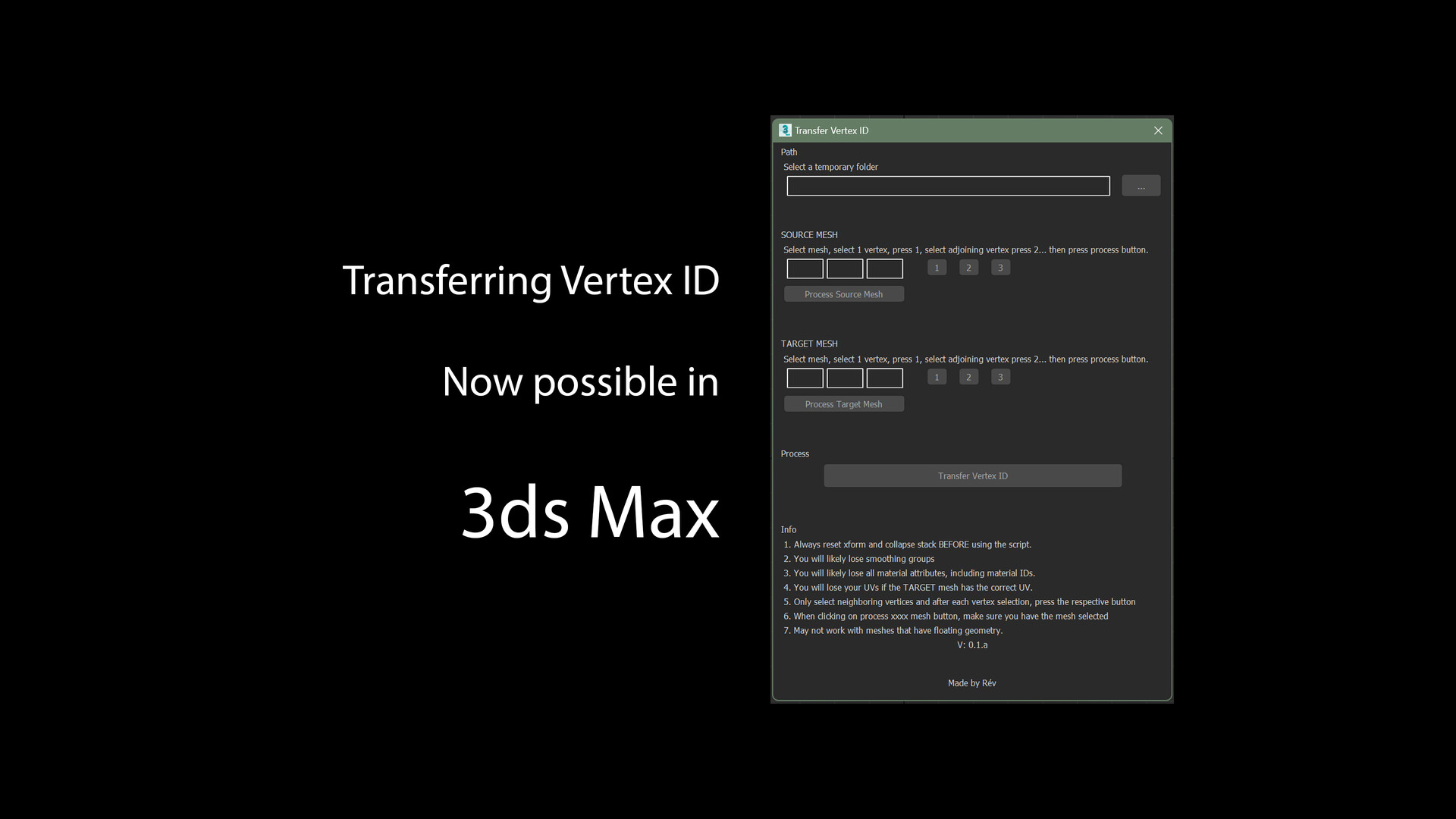 ArtStation - Transfer Vertex ID for 3ds Max