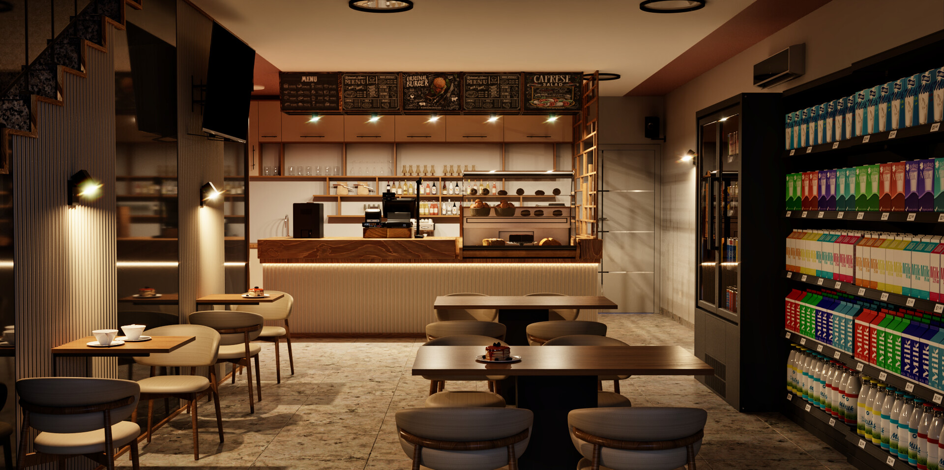 ArtStation - Cafeteria in CBC Gas Station