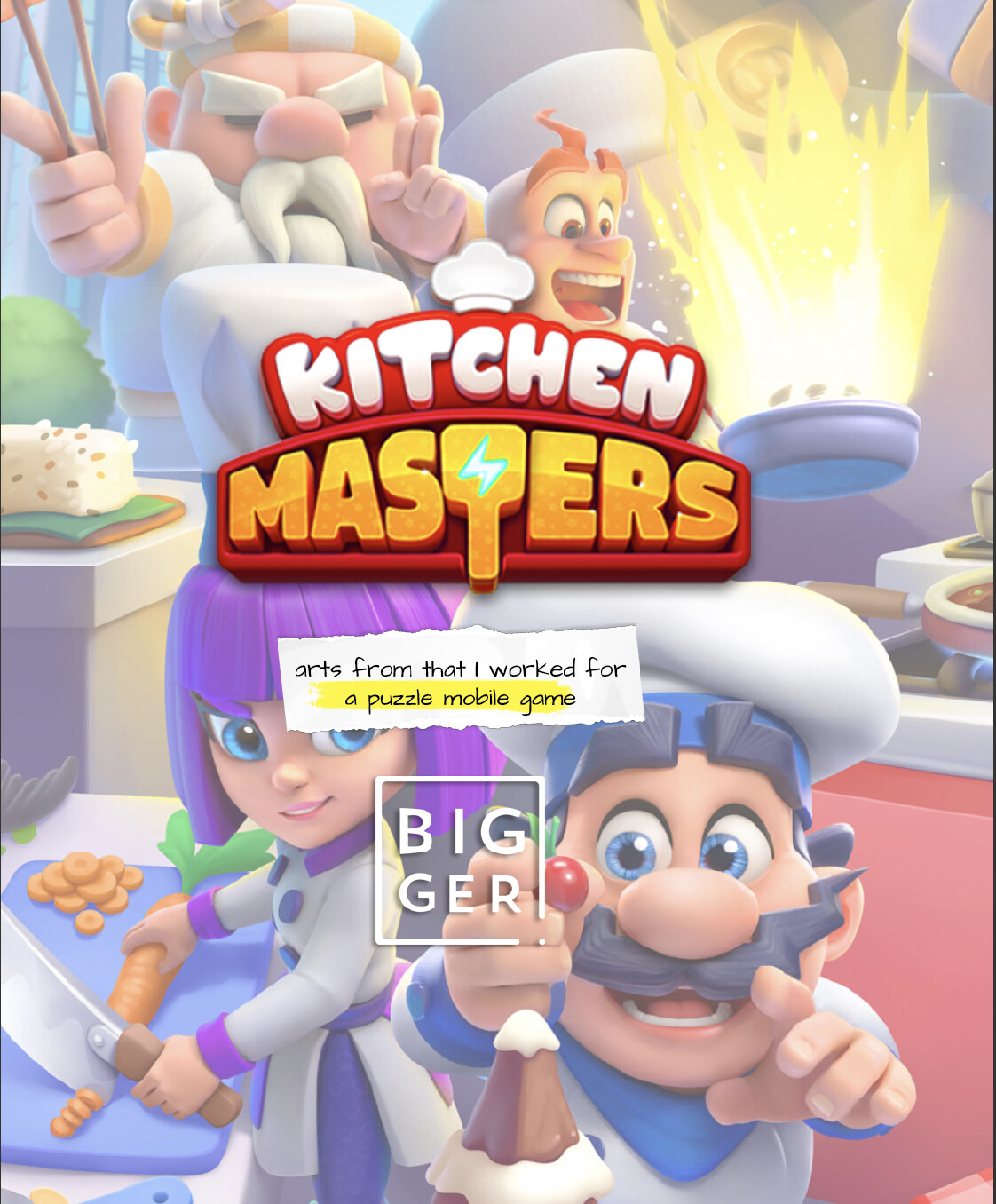 ArtStation - Kitchen Masters - game concepts