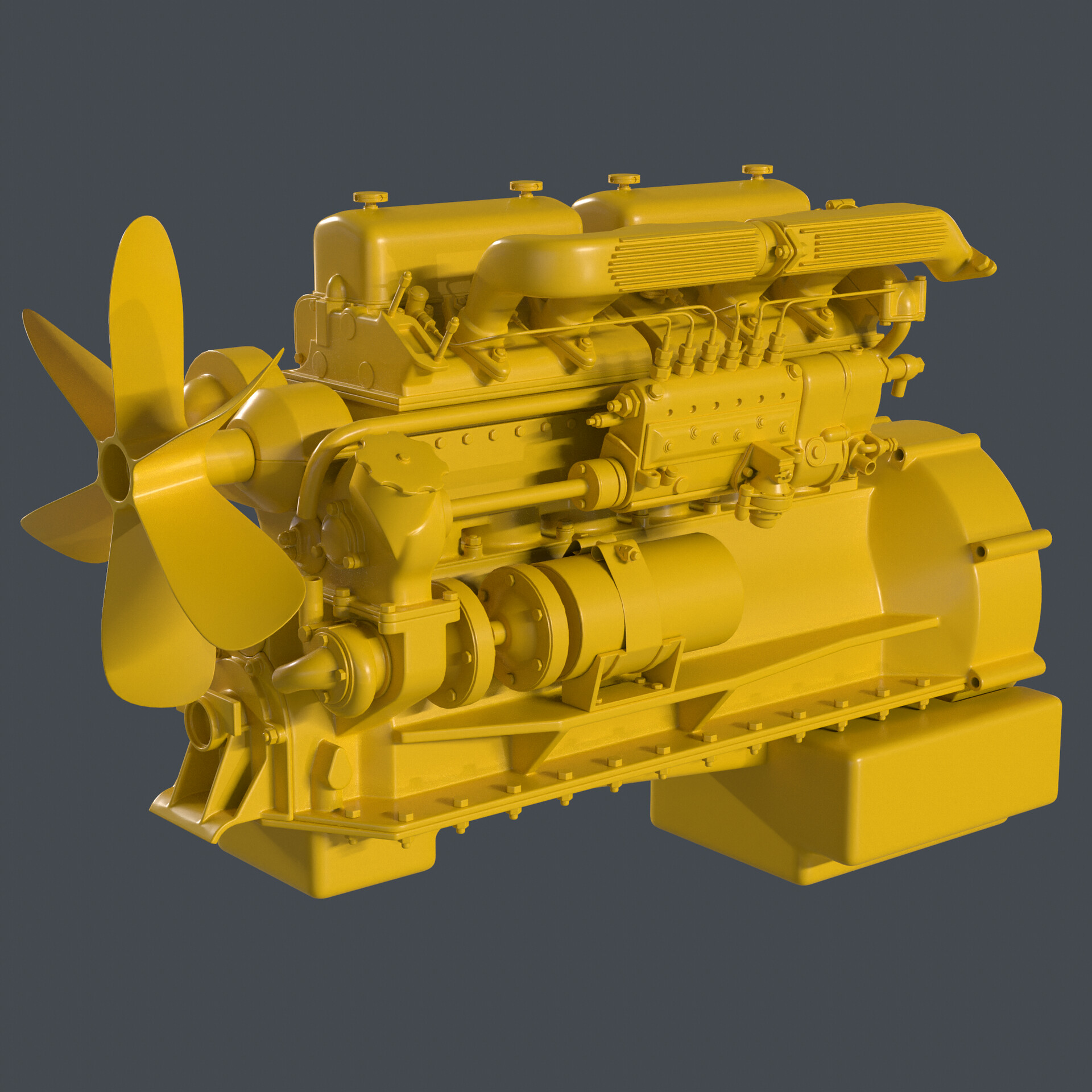 ArtStation - AEC A173 Engine