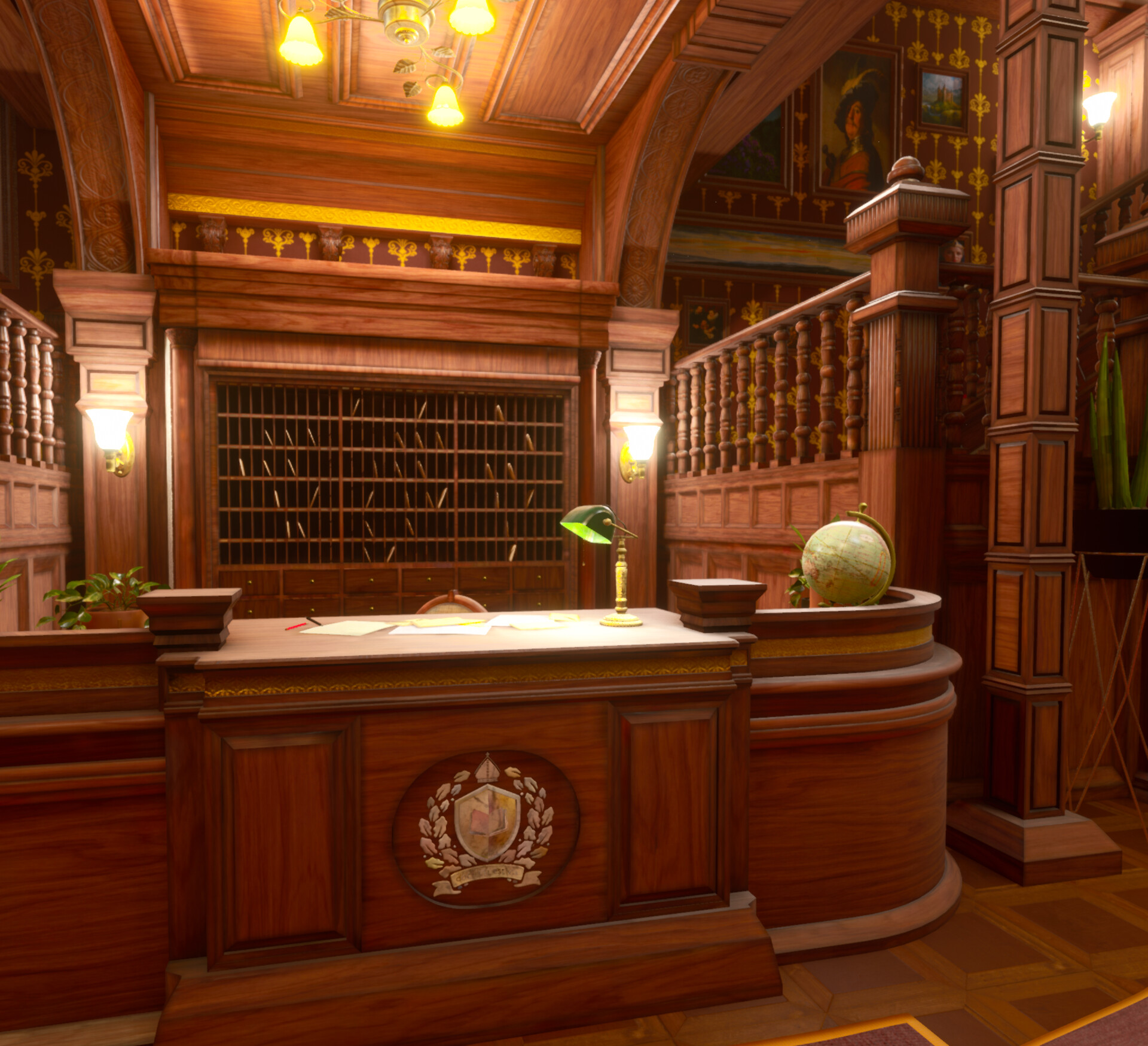 ArtStation - Vintage Library