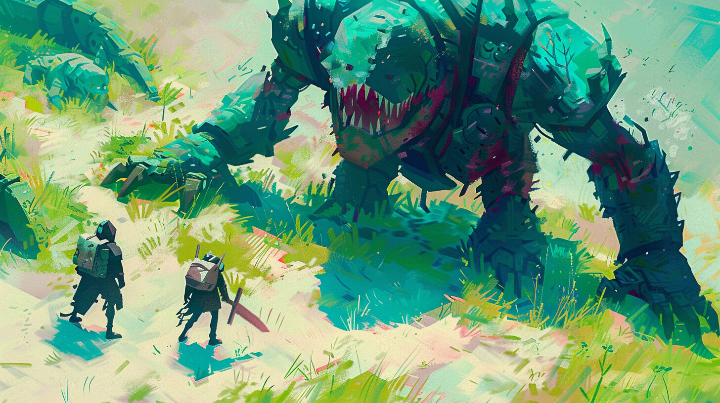 ArtStation - Bounty Hunters and Monsters Part 2