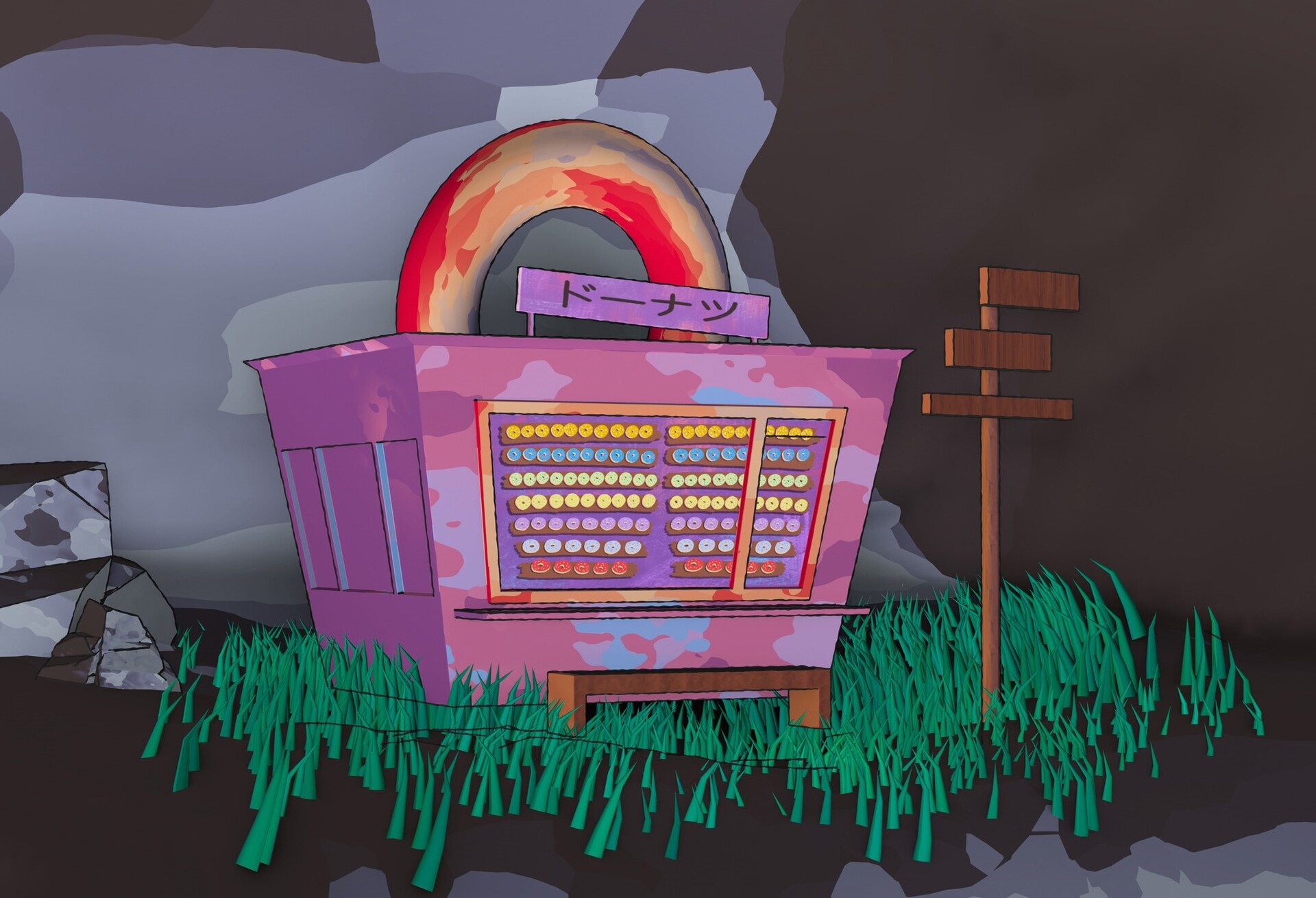 ArtStation - Tea Town