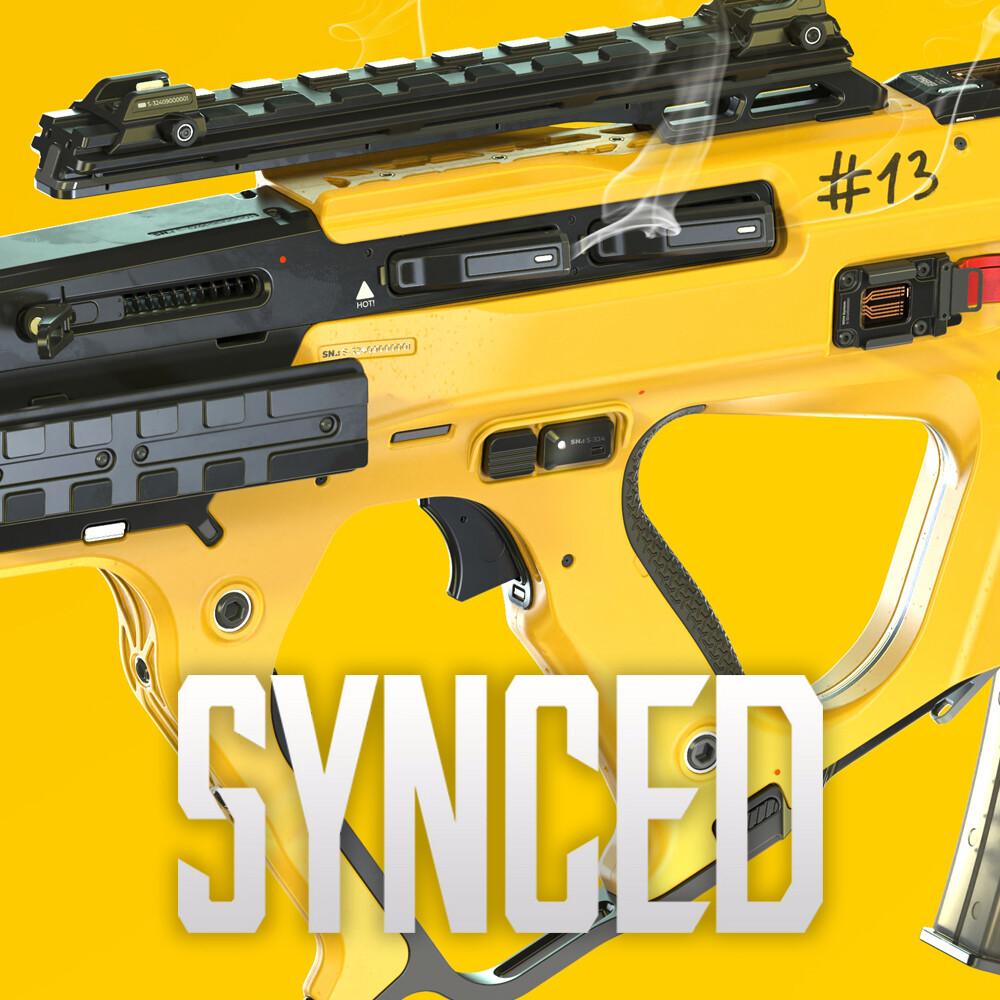 ArtStation - Bullpup rifle concept