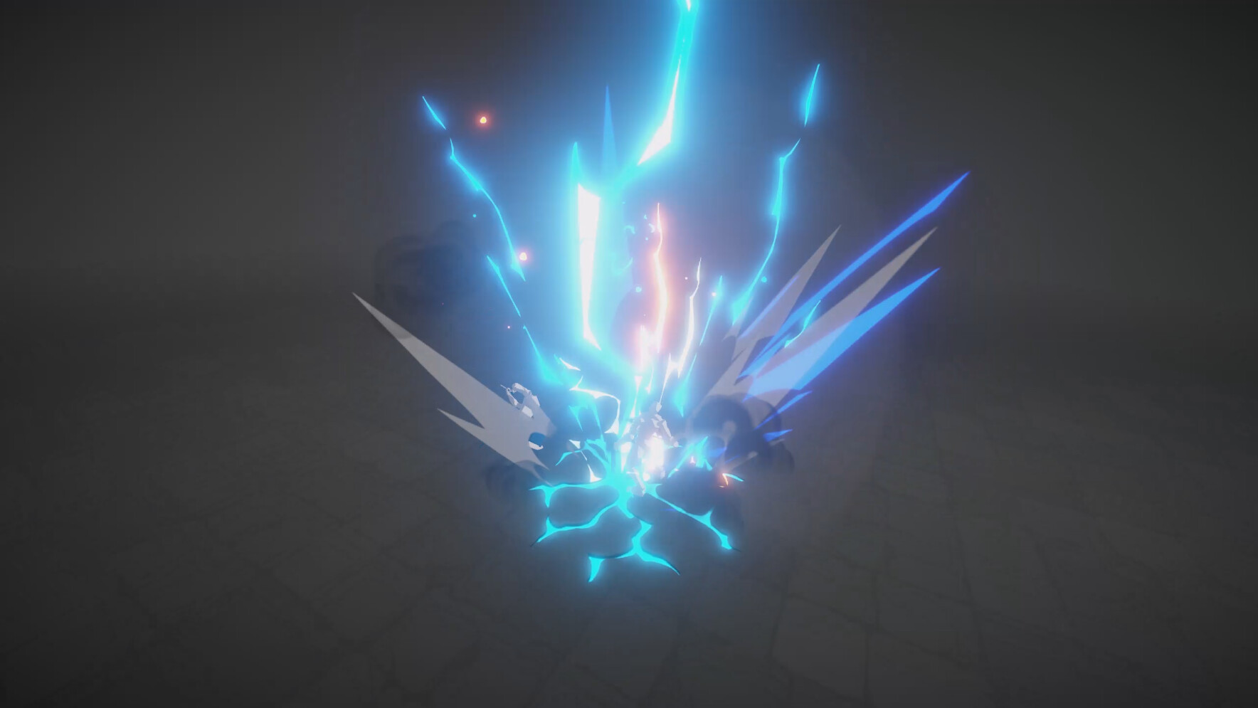 ArtStation - 유니티 전기 속성 이펙트 闪电特效 Unity Lightning Skill Effect