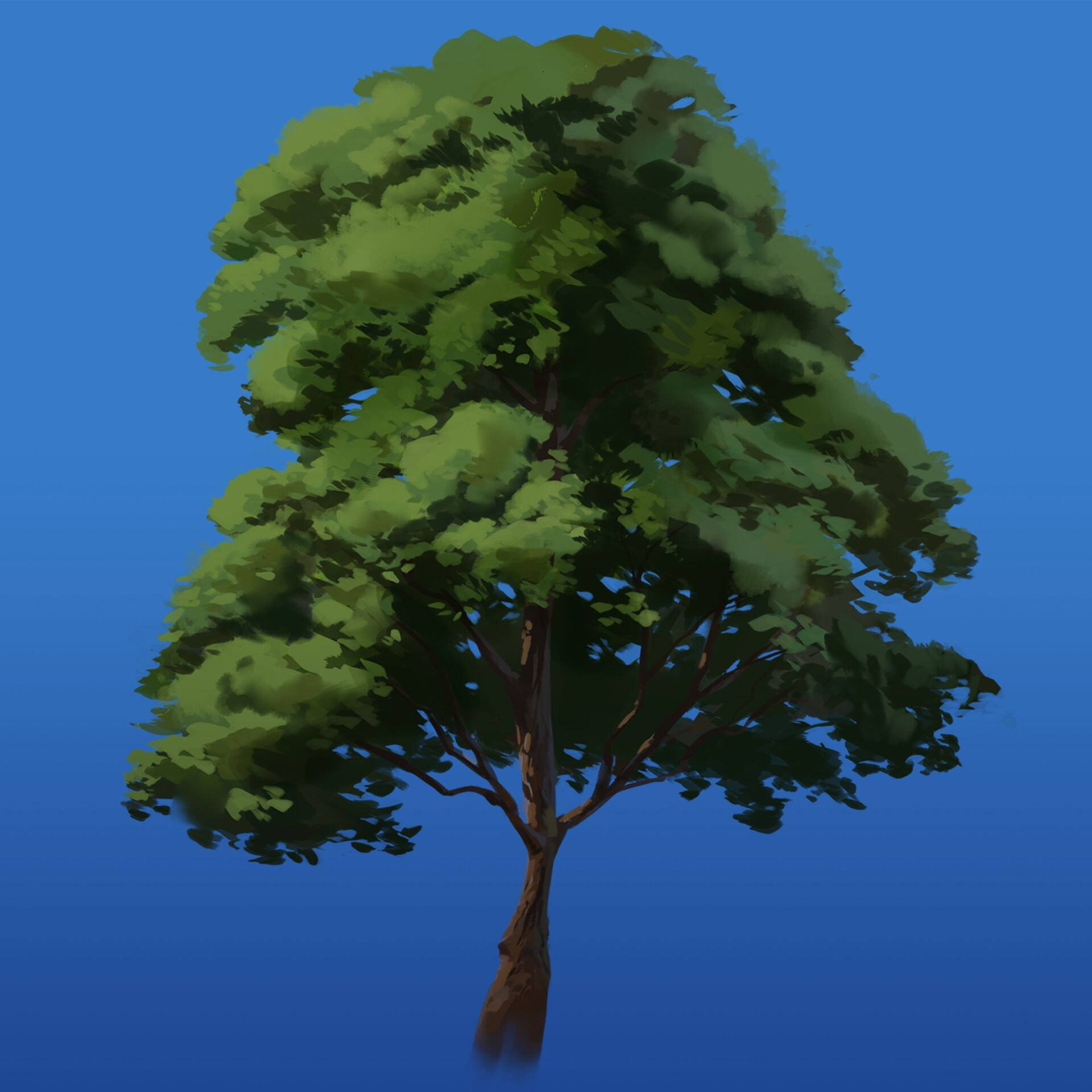 ArtStation - Trees painting