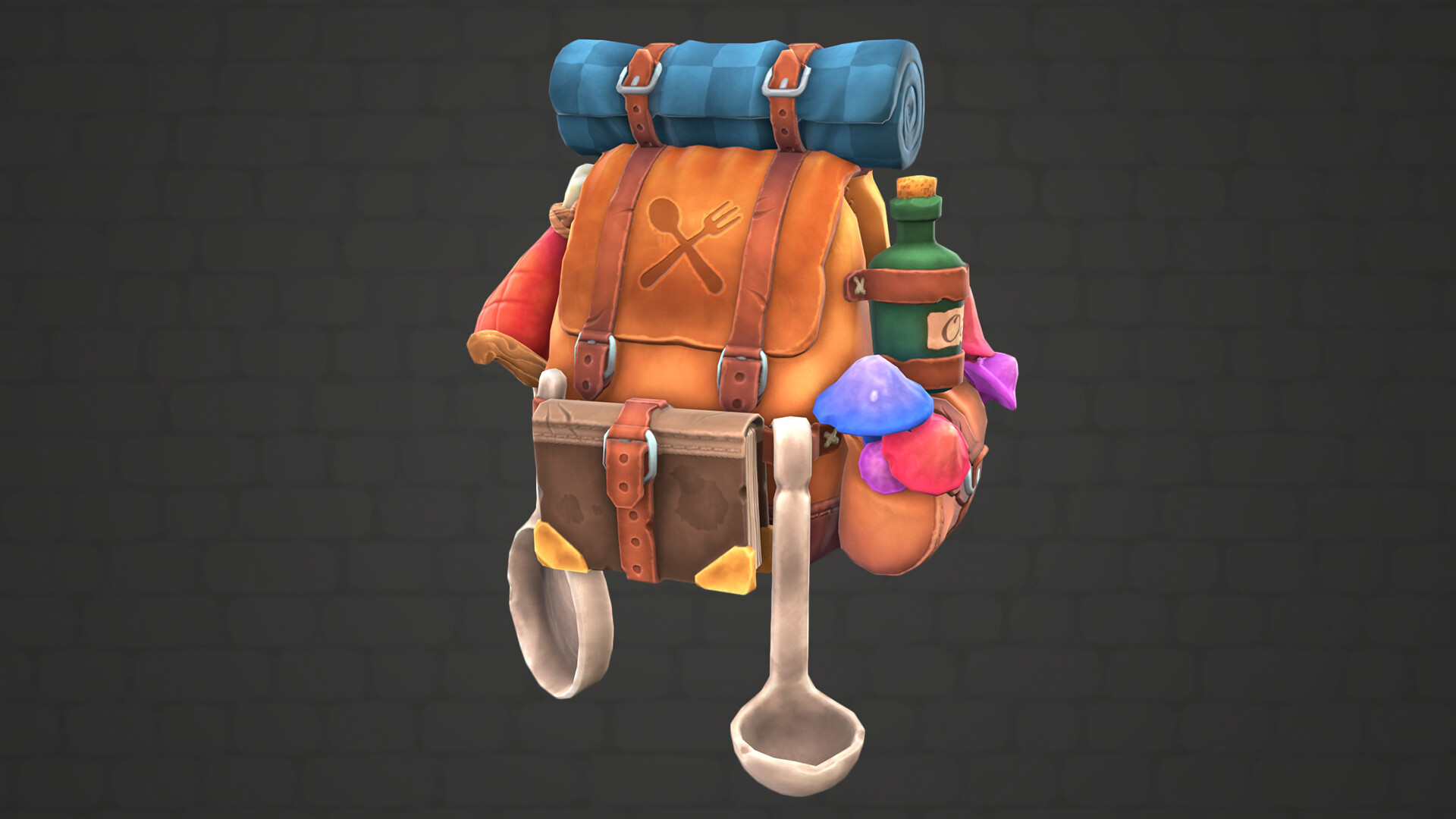 ArtStation - Stylized Chef's Backpack