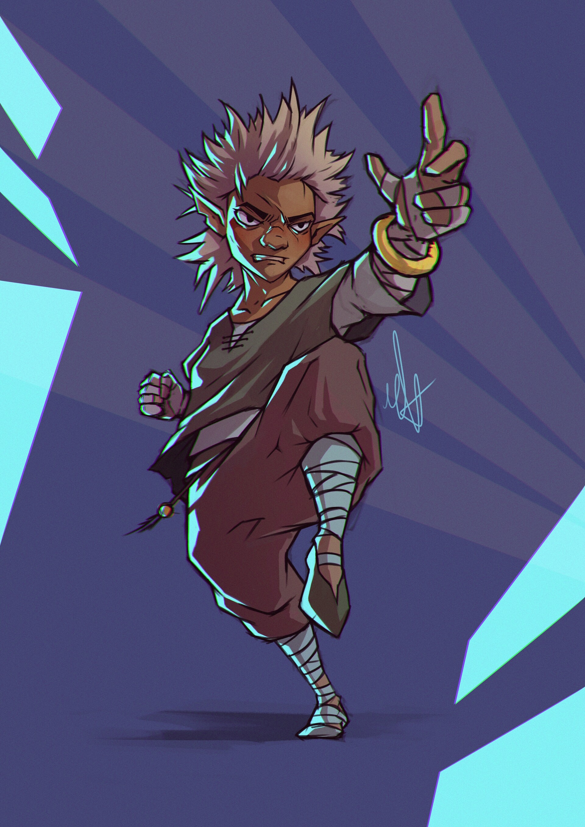 ArtStation - Gnome Monk DND Character Art