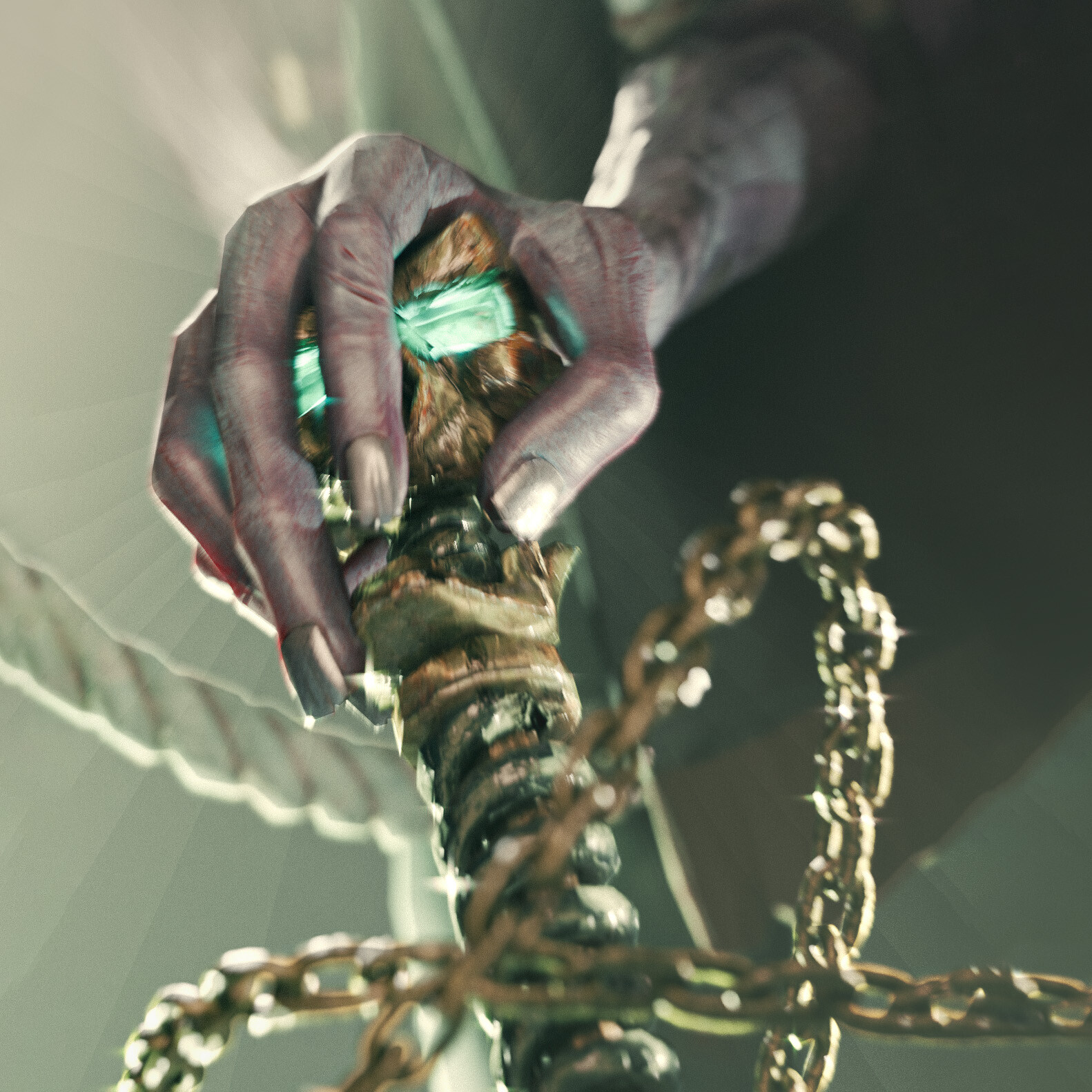 ArtStation - Chest's Dead Man: retopology / texturing / rig