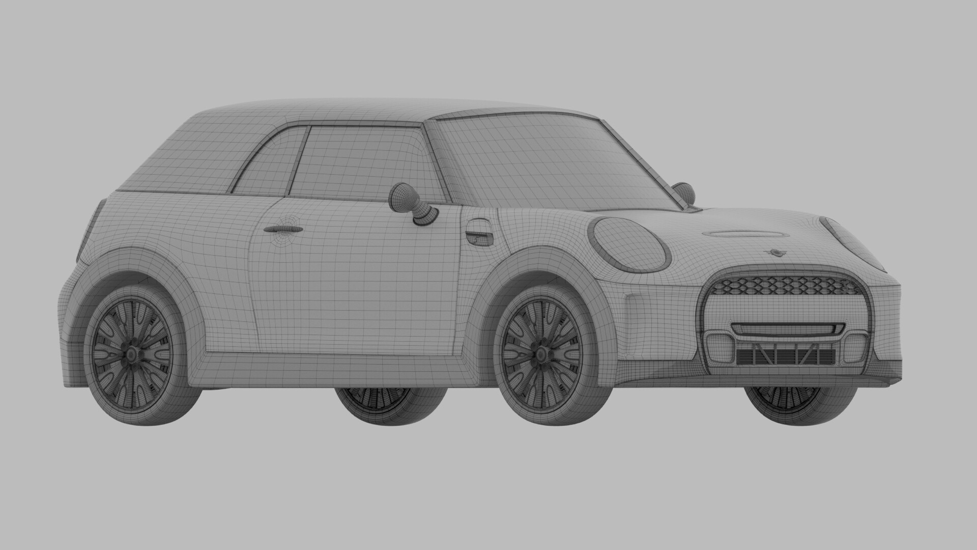 ArtStation - mini cooper gray Model