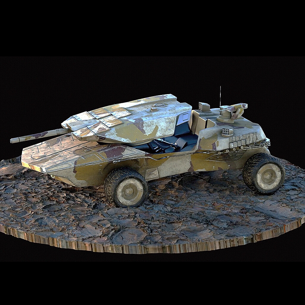 ArtStation - Tank Destroyer concept design