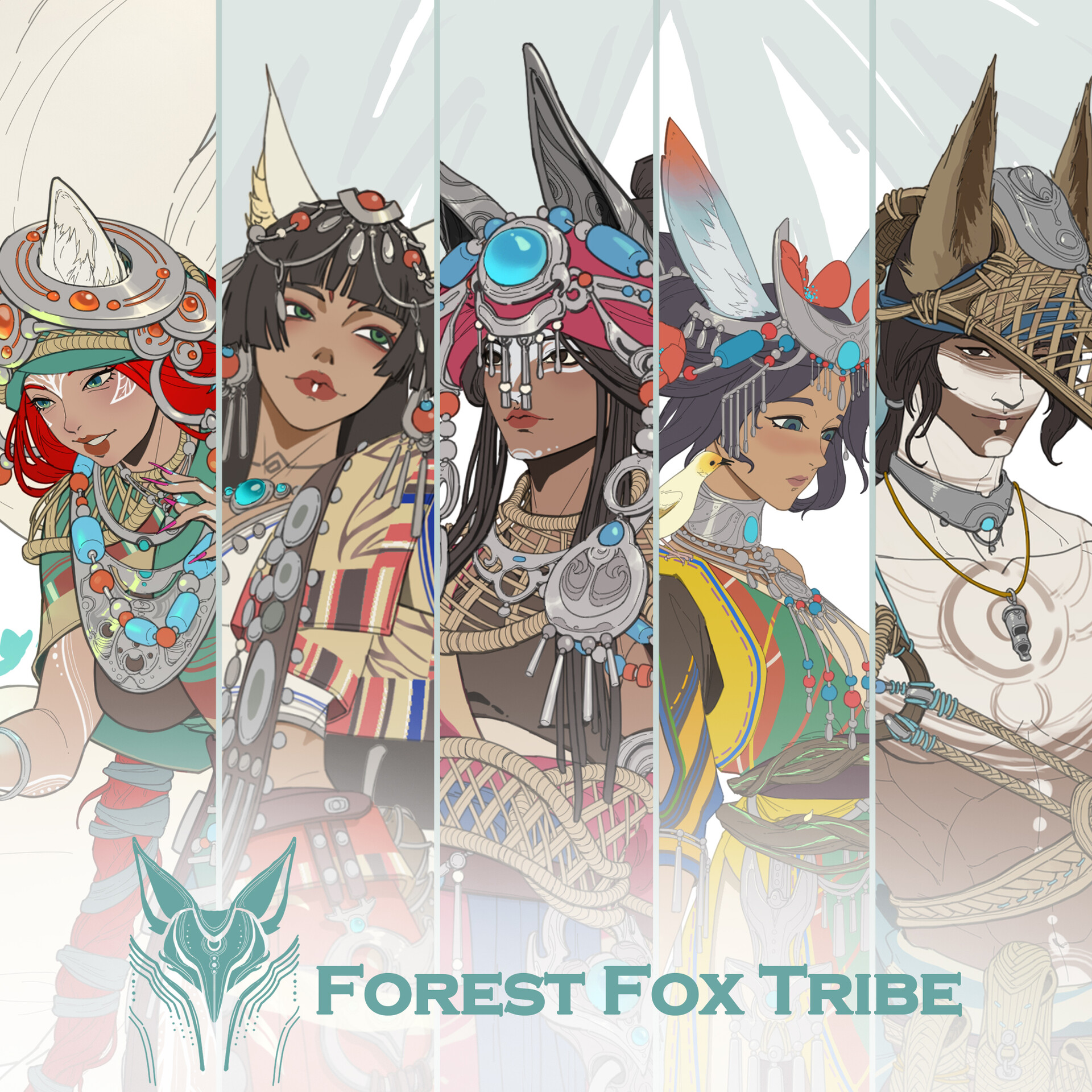 ArtStation - Forest Fox Tribe-森狐部族