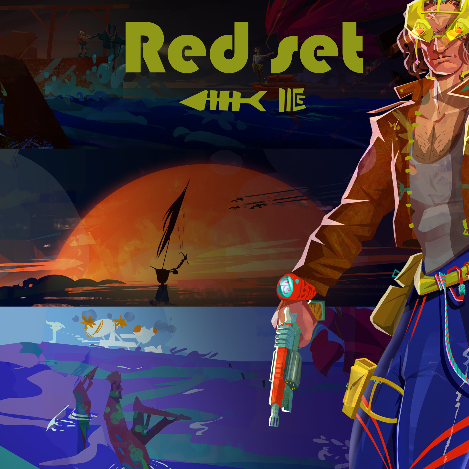 ArtStation - Red set