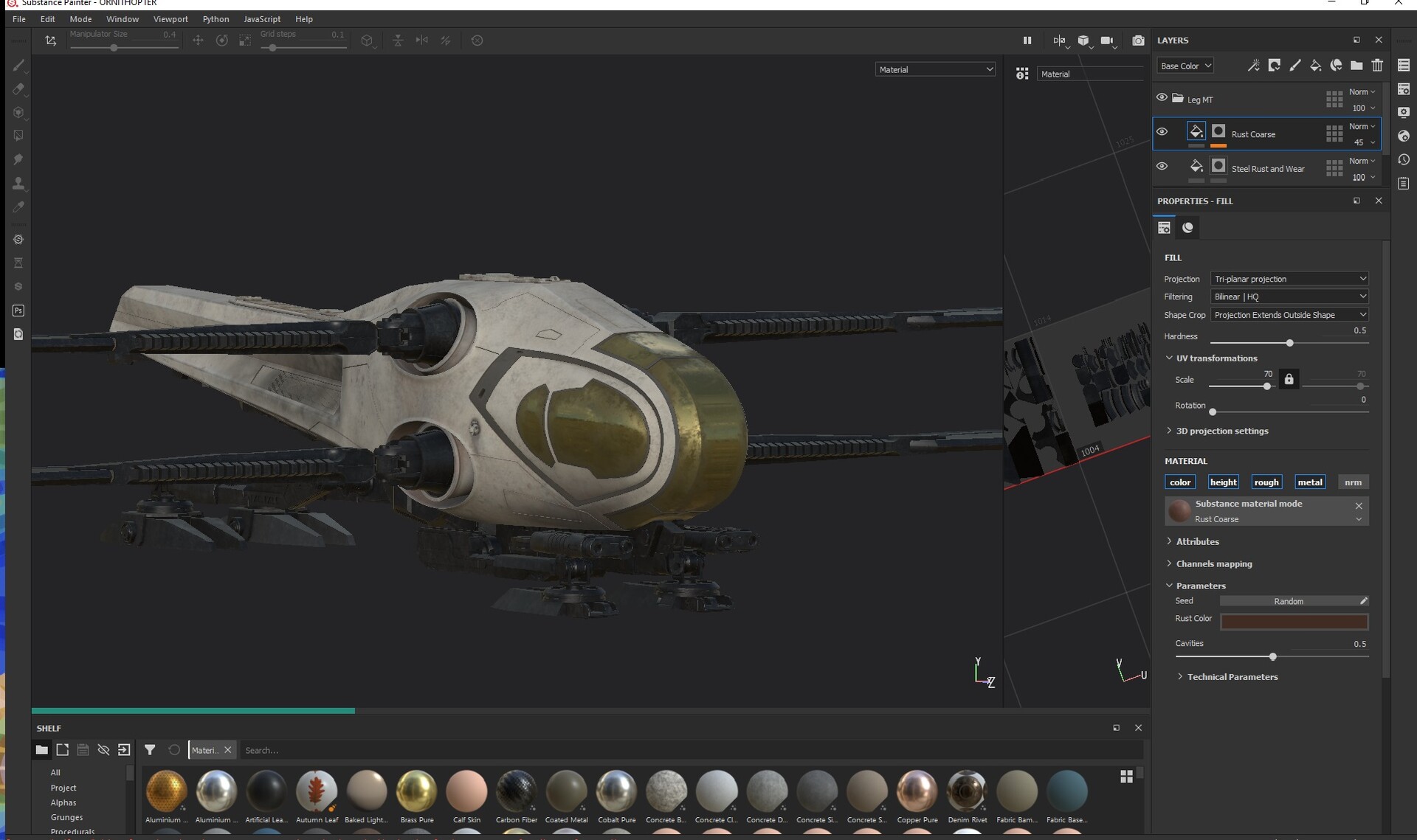 ArtStation - Current Project: Dune Ornithopter