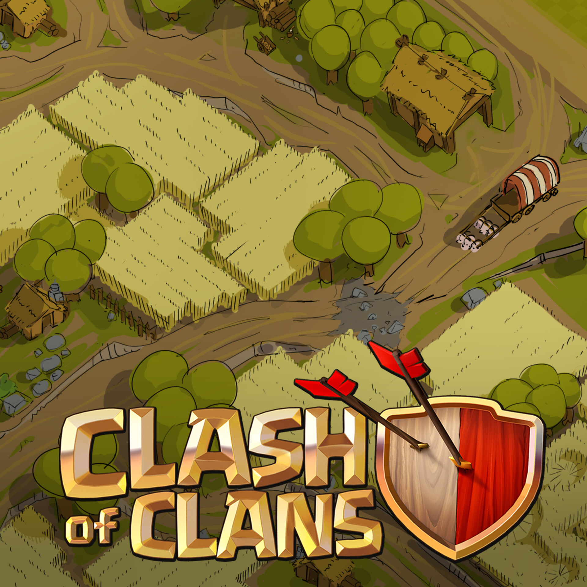 ArtStation - Dark Ages Scenery Concept