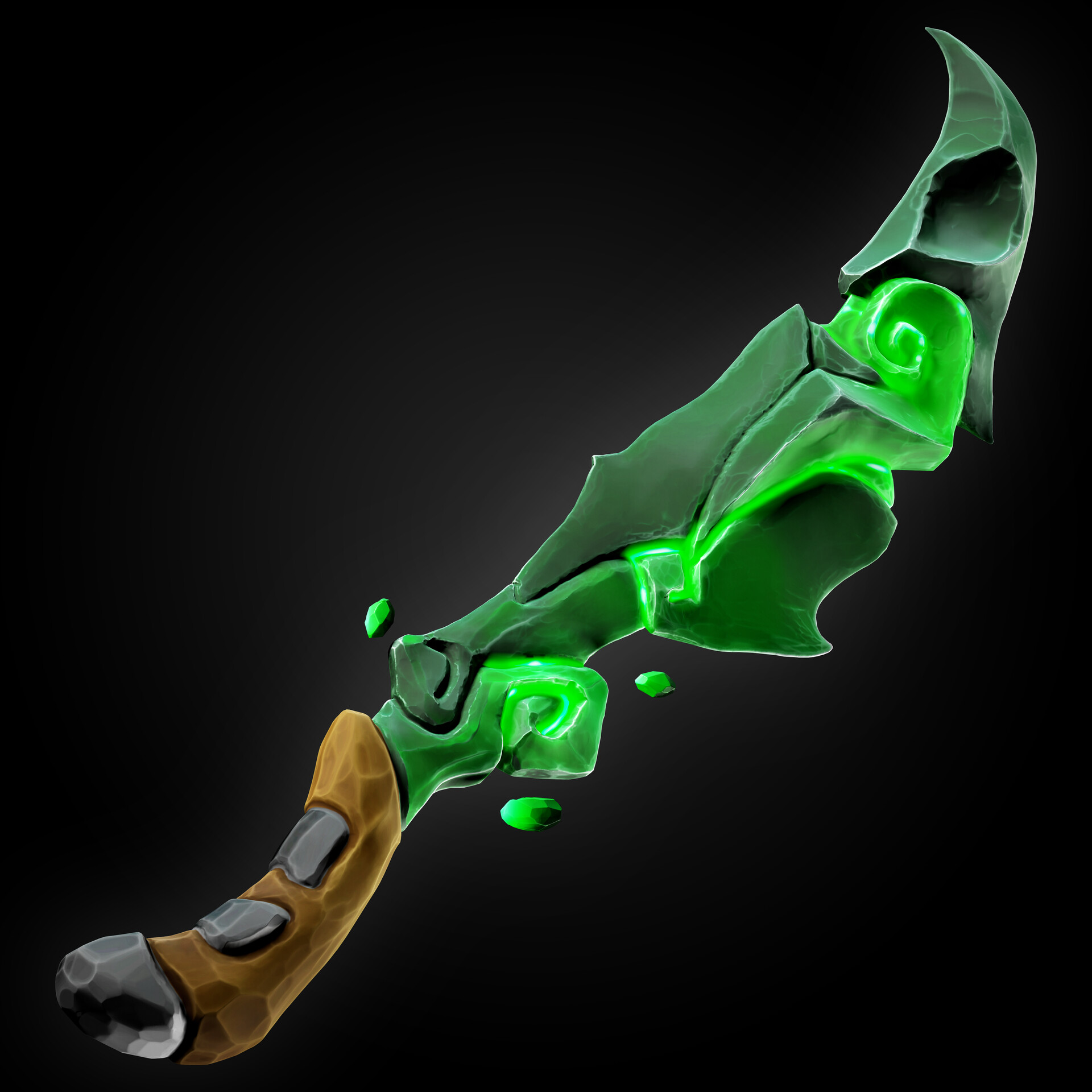 ArtStation - Gemstone Sword | Magical Stylized Weapon