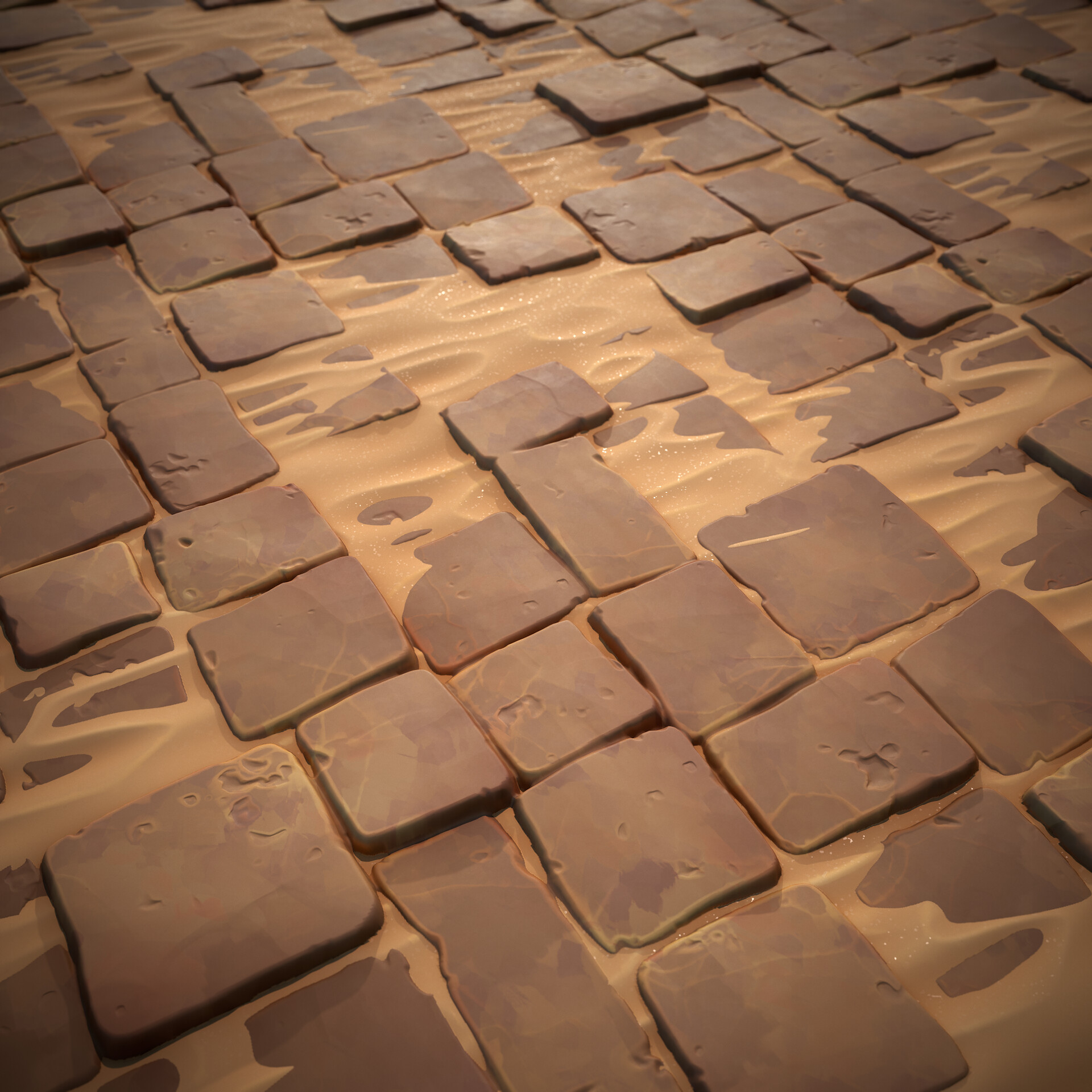 ArtStation - Stylized Ground/Sand Texture