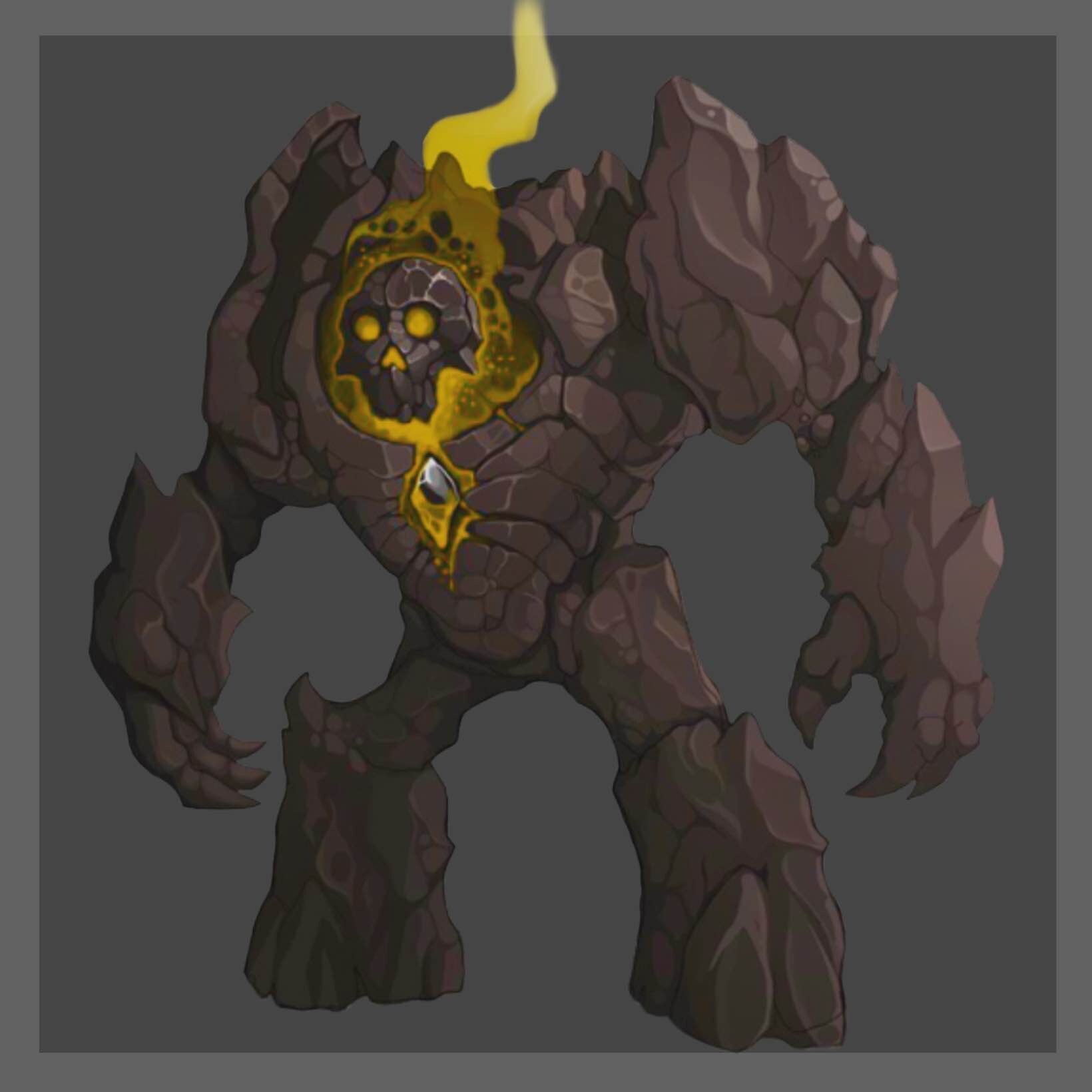 ArtStation - Creature Design: Stone Golem