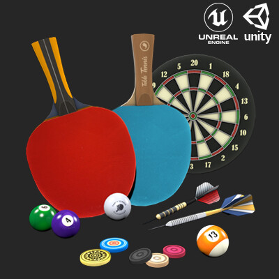 ArtStation - Board Games 3D Asset Bundle