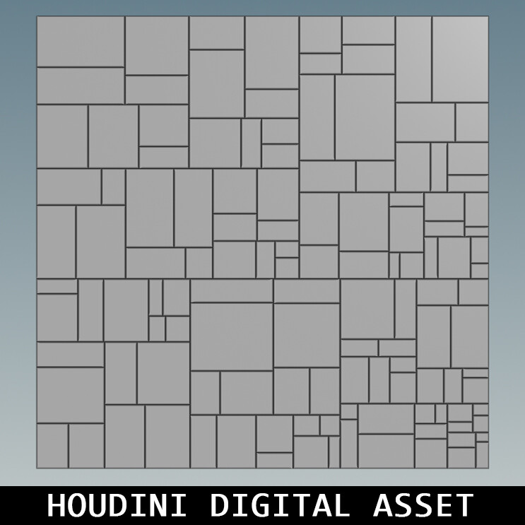 ArtStation - Recursive Subdivision 2D HDA Tool