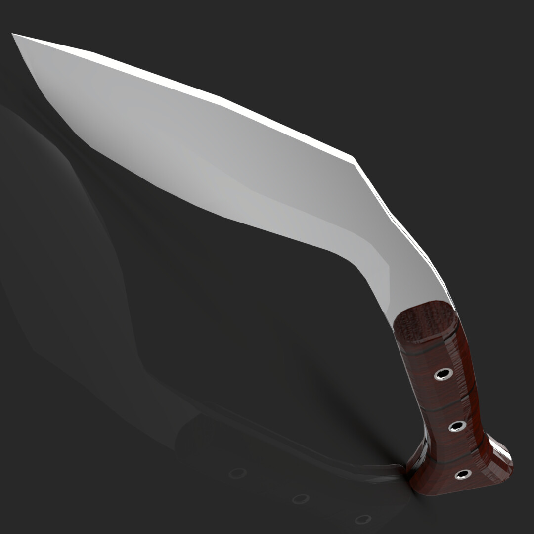 ArtStation - KO1: Tactical Kukri Fixed Blade Knife
