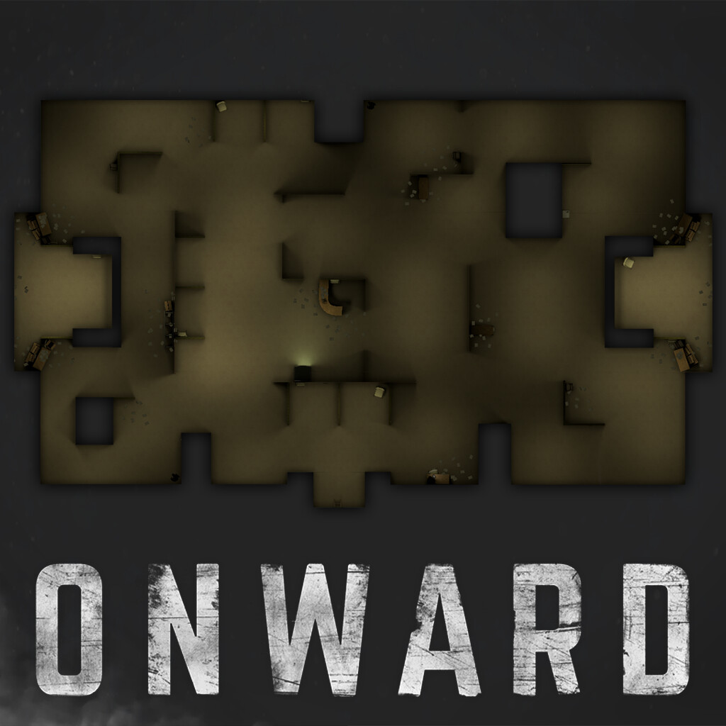 ArtStation - Onward - Backrooms - Custom Map