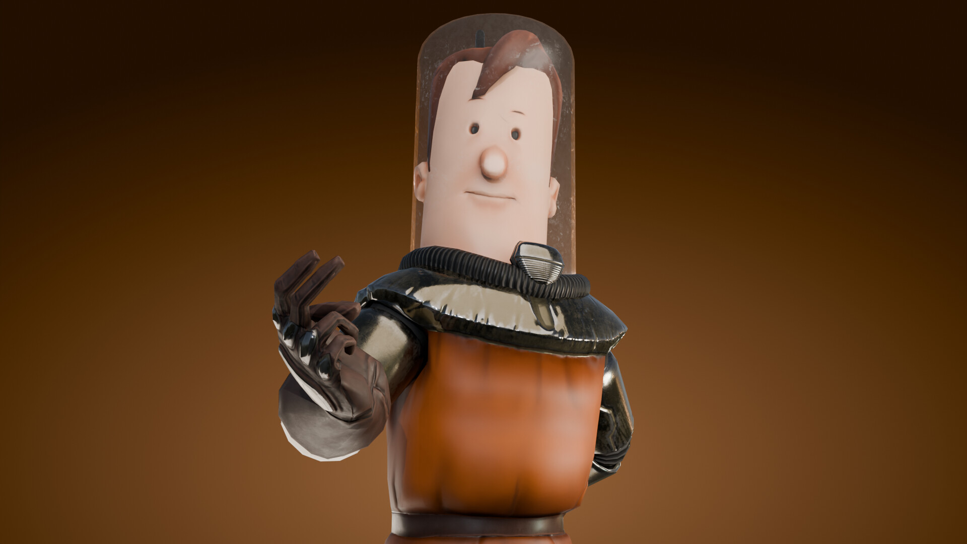 ArtStation - Game character: Commander Carl