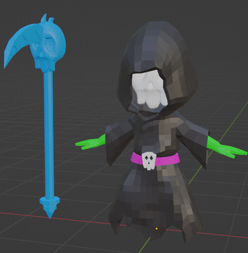 ArtStation - Chibi Reaper (WIP)