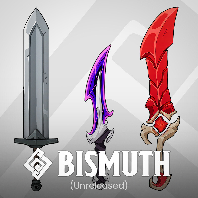 ArtStation - BISMUTH (unreleased) - WEAPONS