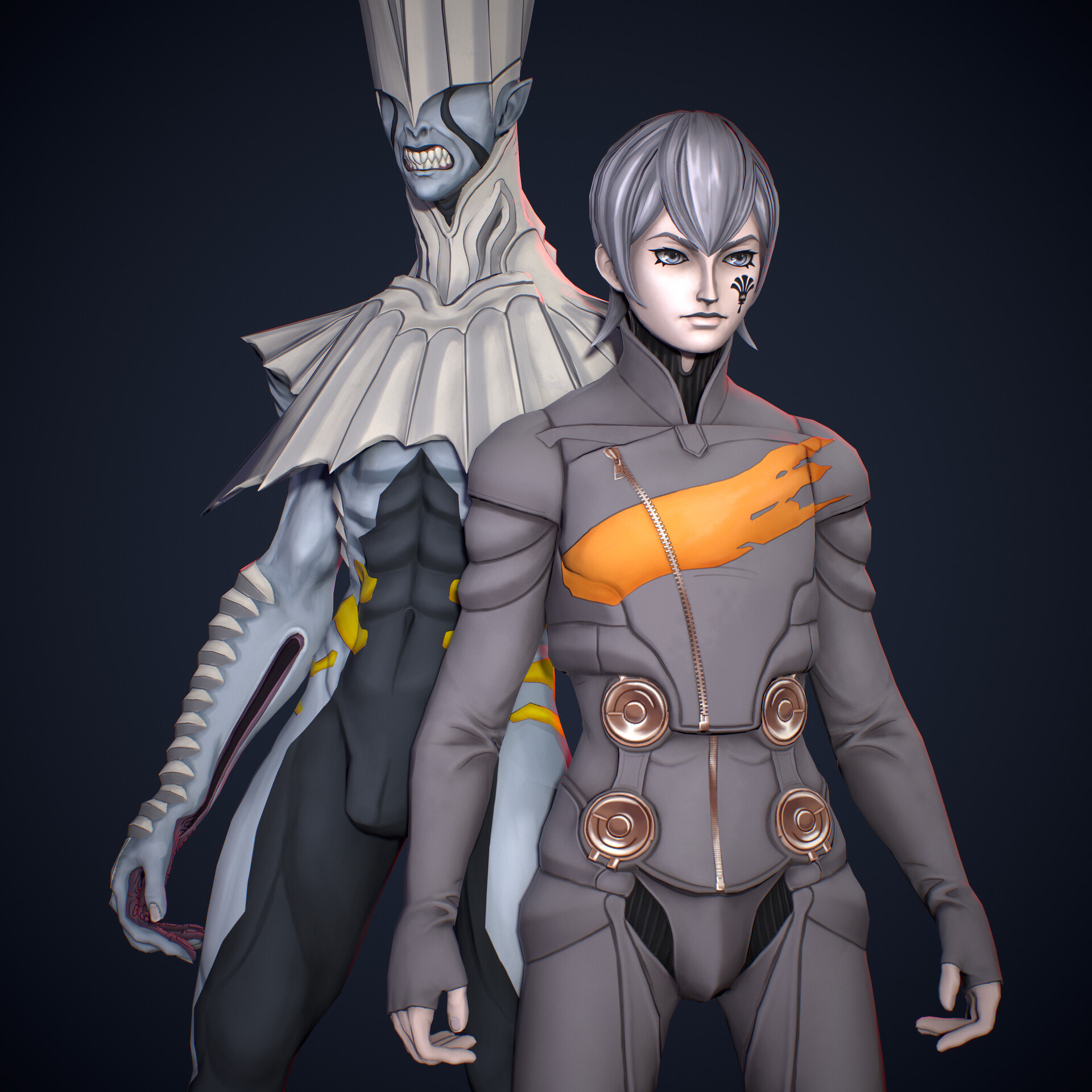 ArtStation - Serph and Varna. Shin Megami Tensei: Digital Devil Saga