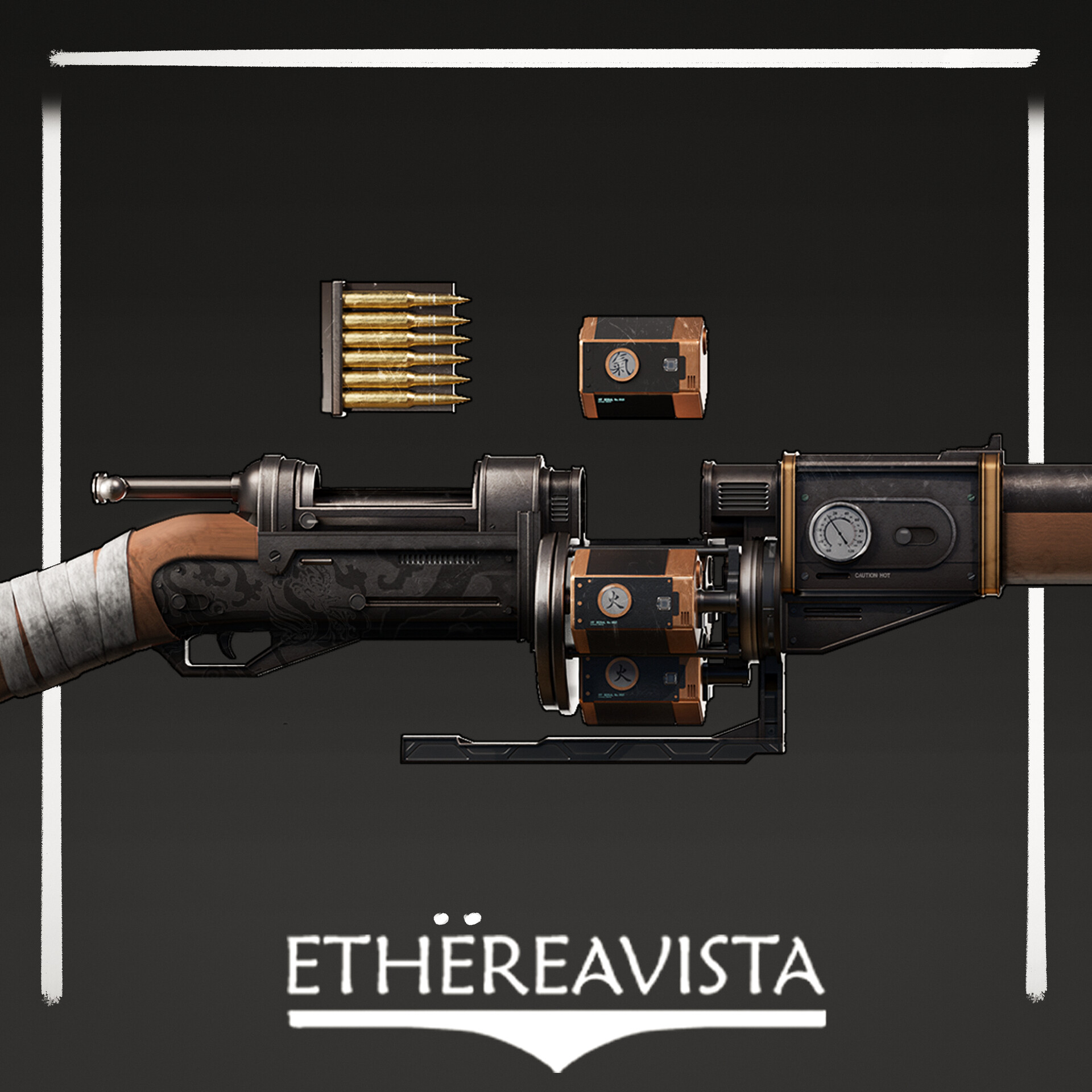 ArtStation - Niulang's Elemental Rifle