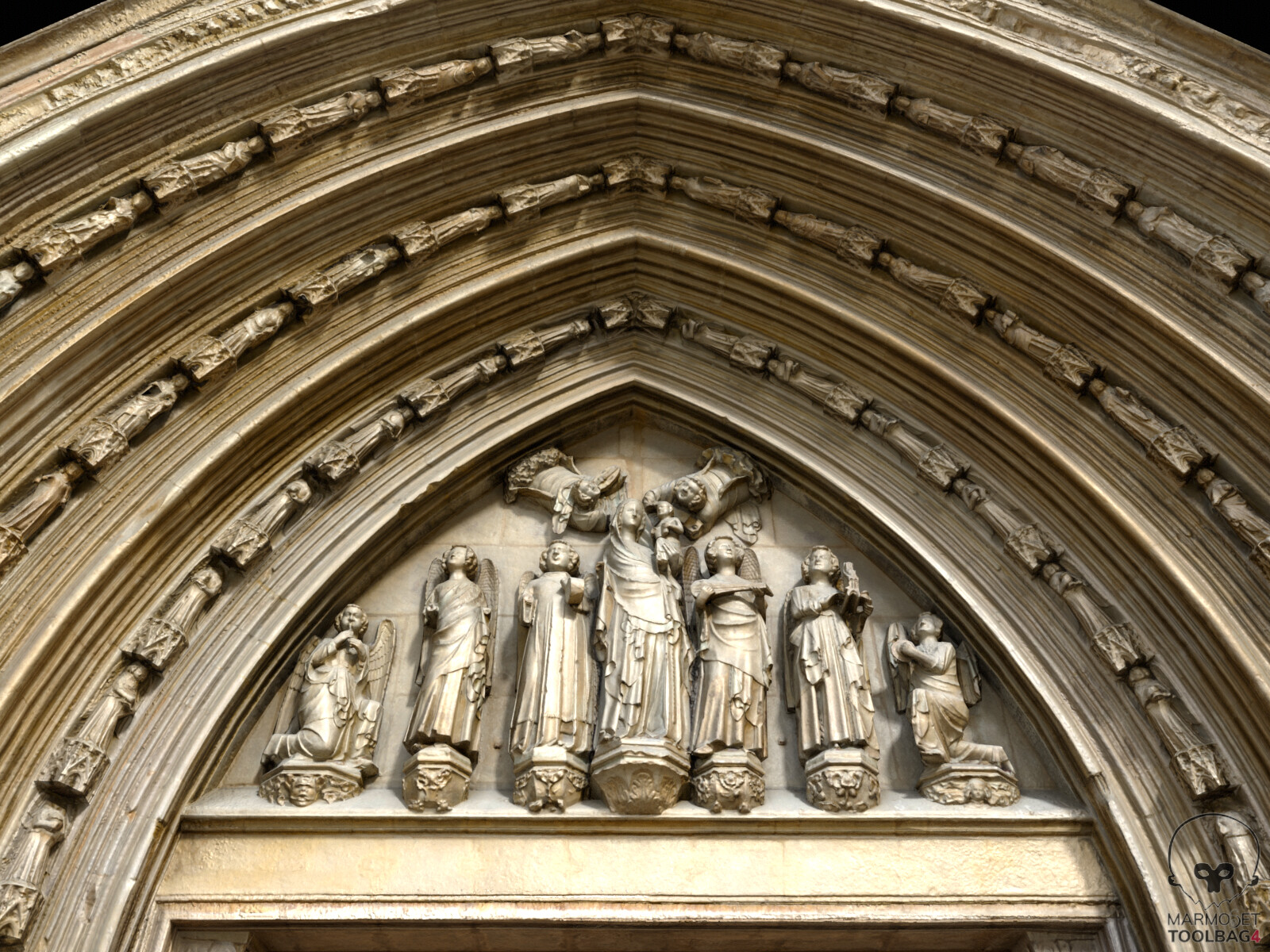 ArtStation - Valencia Cathedral, The Apostles Gate, Arch