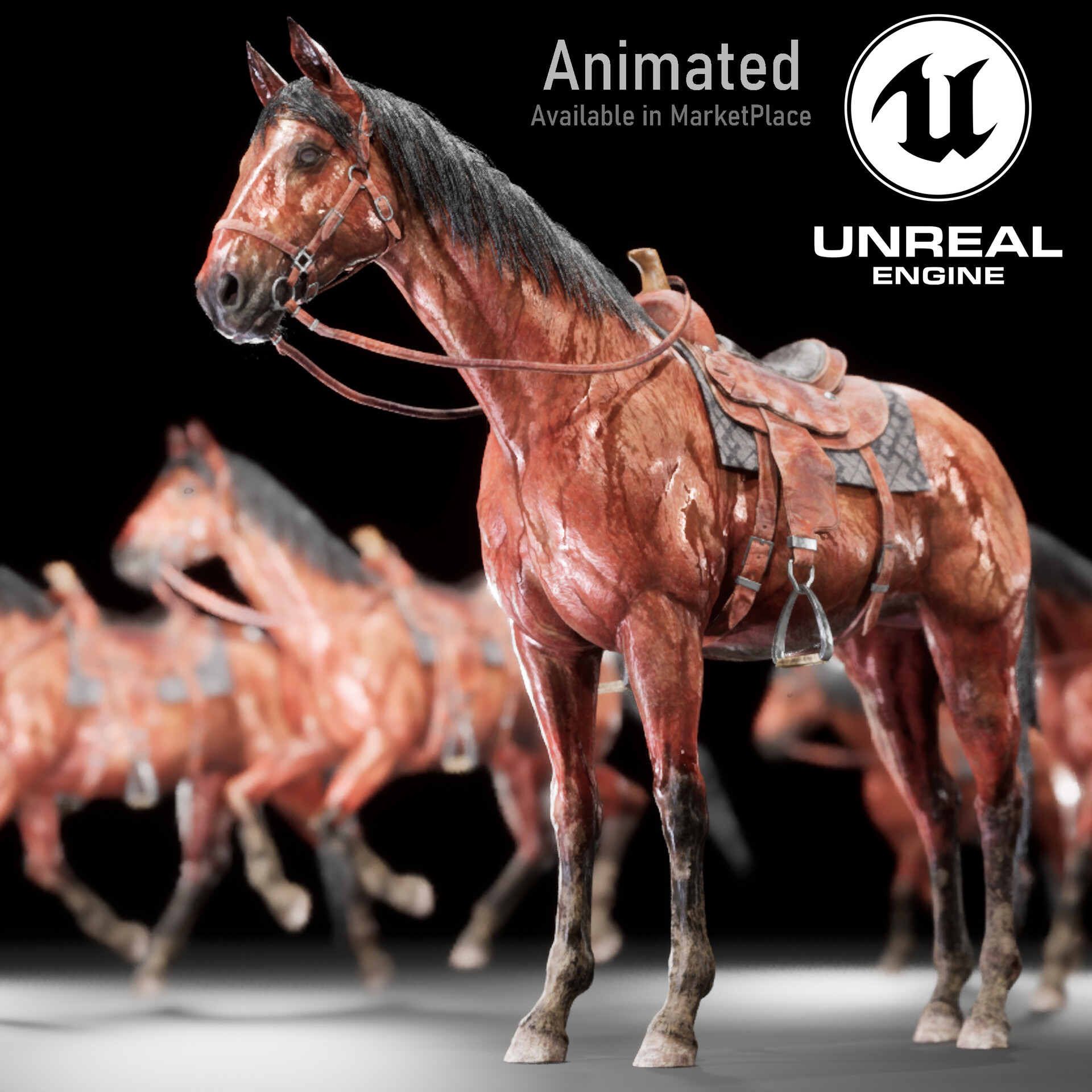 ArtStation - Real Time Animated Horse in Unreal Engine