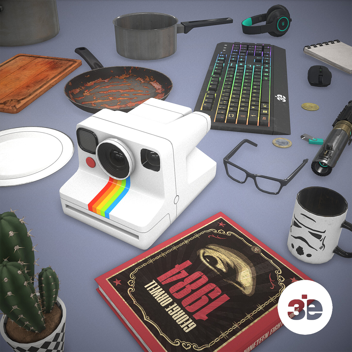 ArtStation - Studio VR (diverse props)