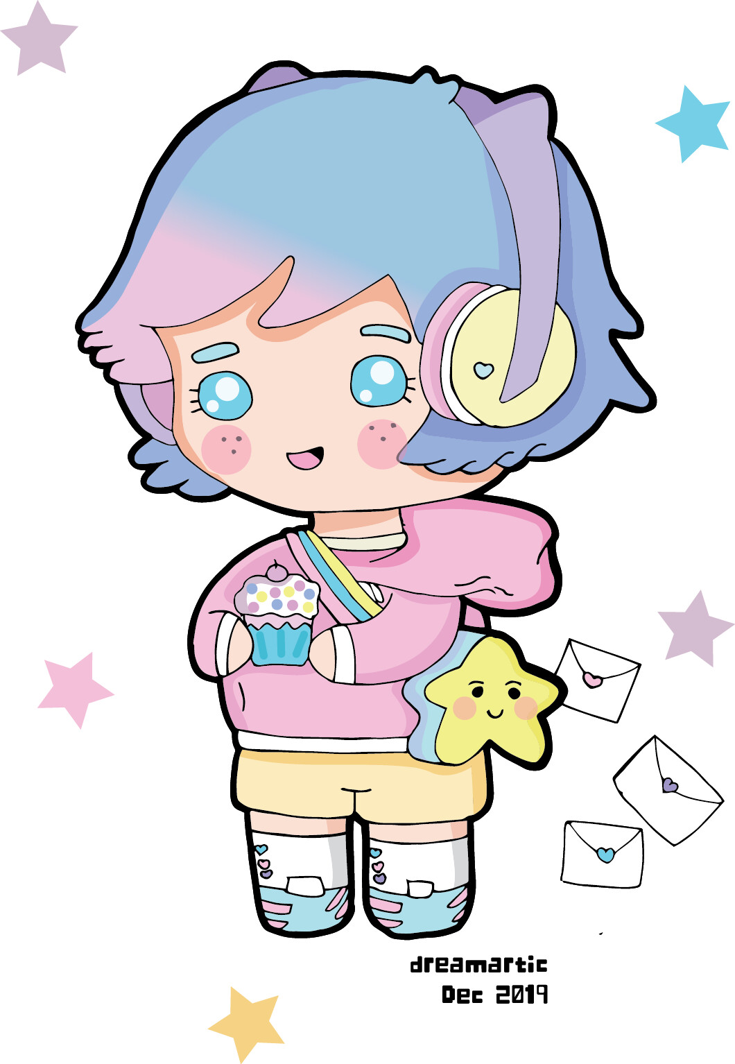 ArtStation - Pastel girl