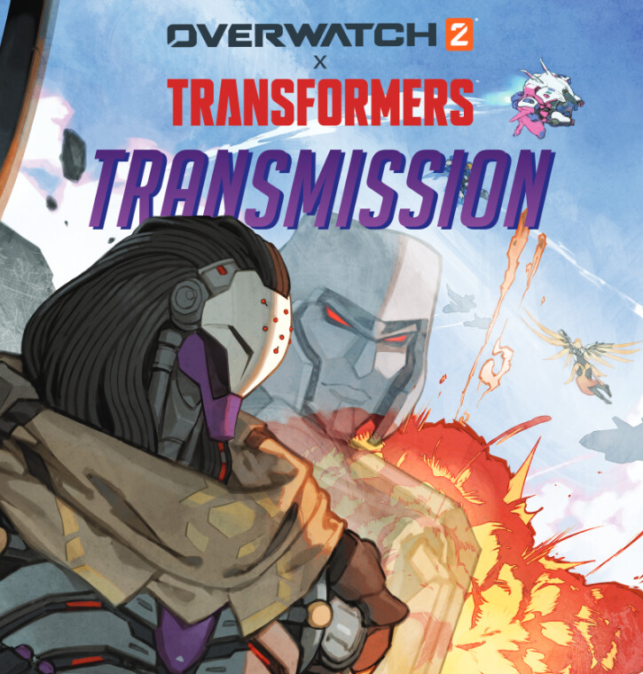 ArtStation - Overwatch X Transformers collaboration comic