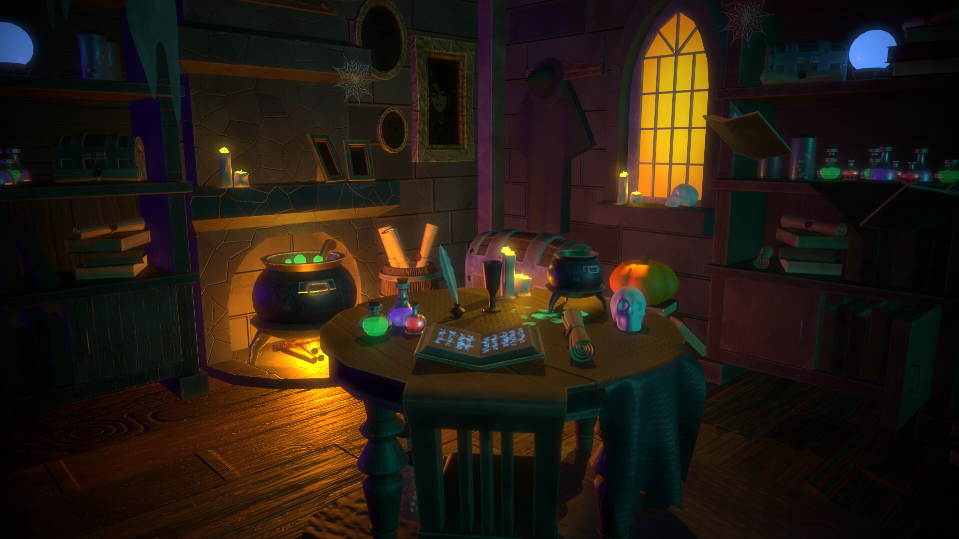 ArtStation - Diorama_Magic Room