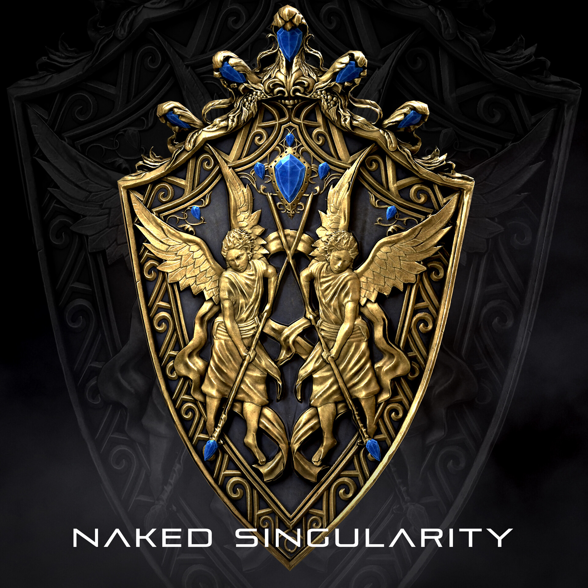 ArtStation - Dark fantasy shield | Part 1