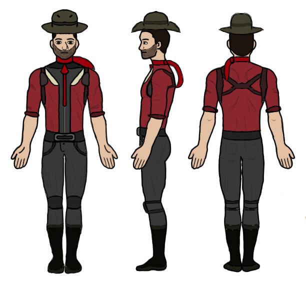 ArtStation - Cowboy Character Concept Art