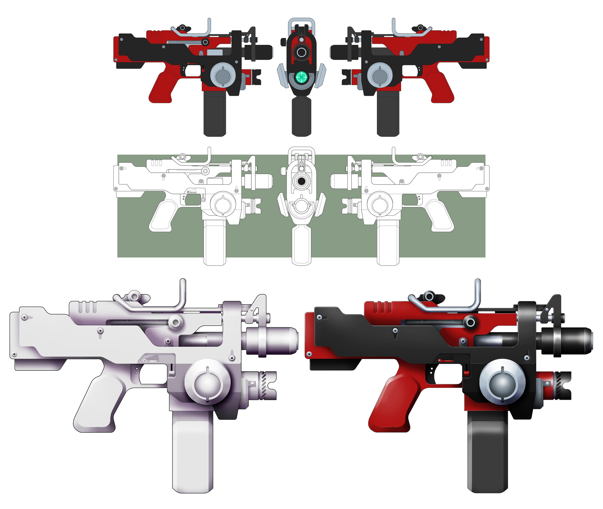 ArtStation - Respawnables weapons concept art