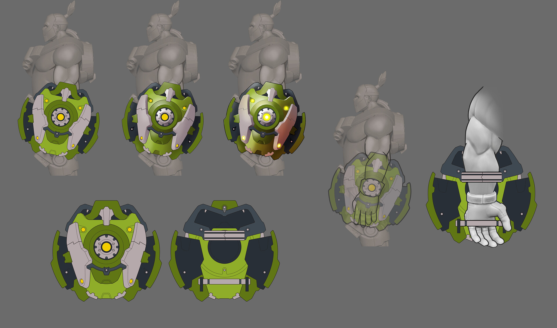 ArtStation - Respawnables Heroes weapon concept art