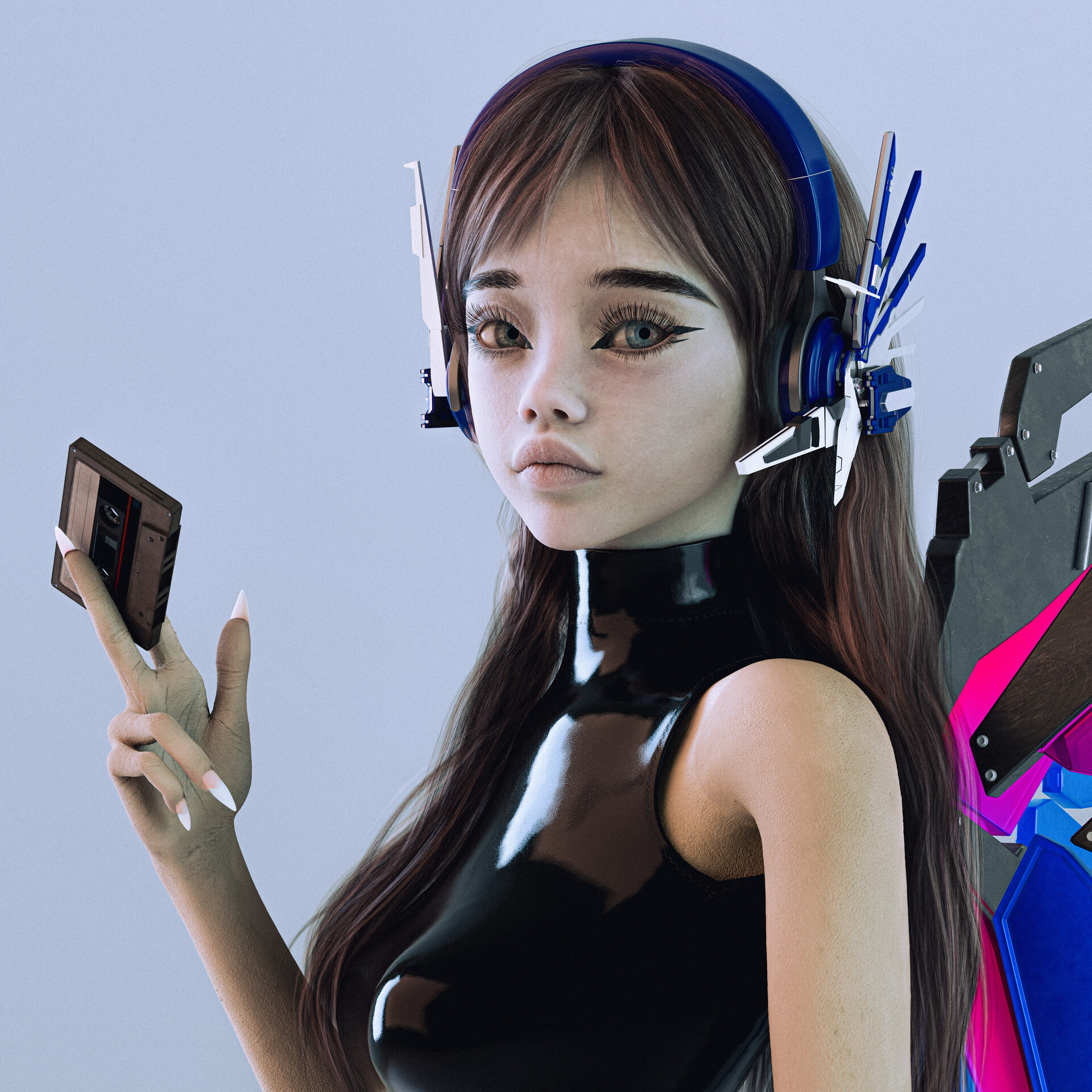 ArtStation - Cyber Girl