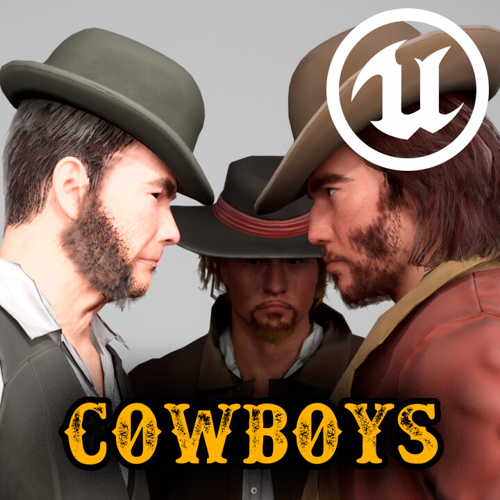 ArtStation - Modular Cowboys Pack
