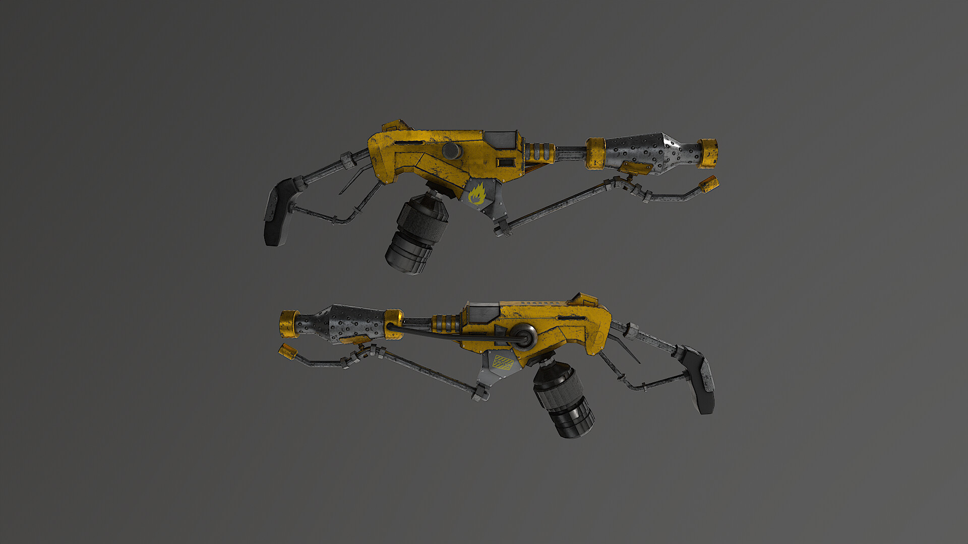 ArtStation - Sci fi Flamethrower