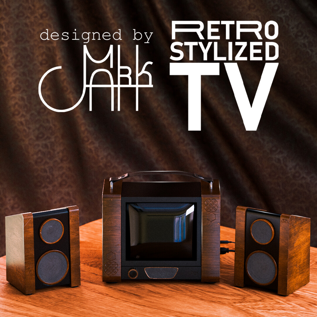 ArtStation - TV AND SPEAKERS