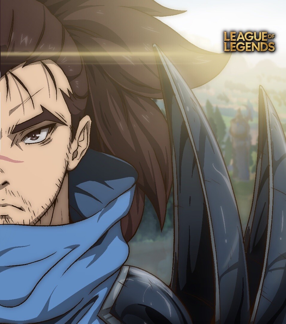 ArtStation - Yasuo for official League of Legends AD