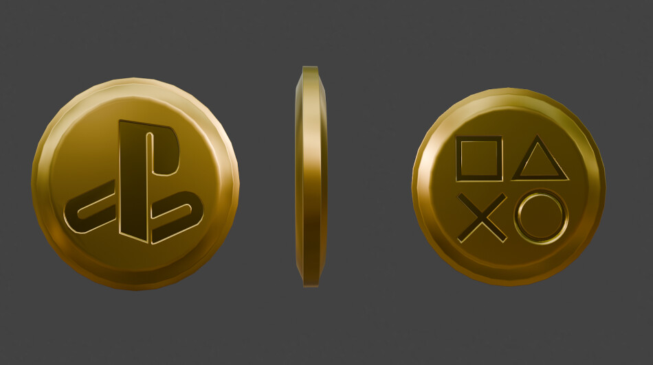 ArtStation - PlayStation Coin FanArt