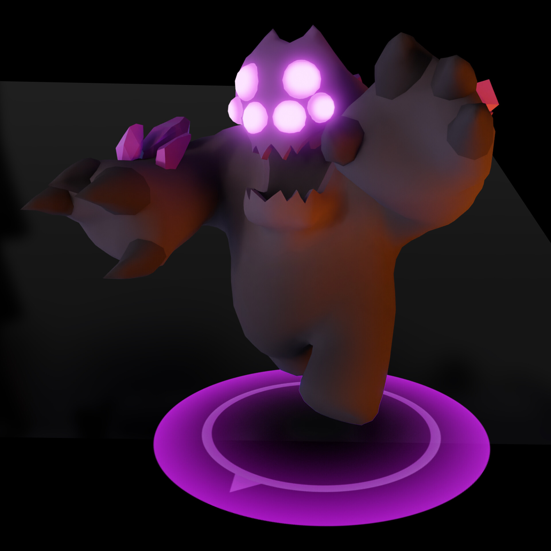 ArtStation - Big-eyed monster