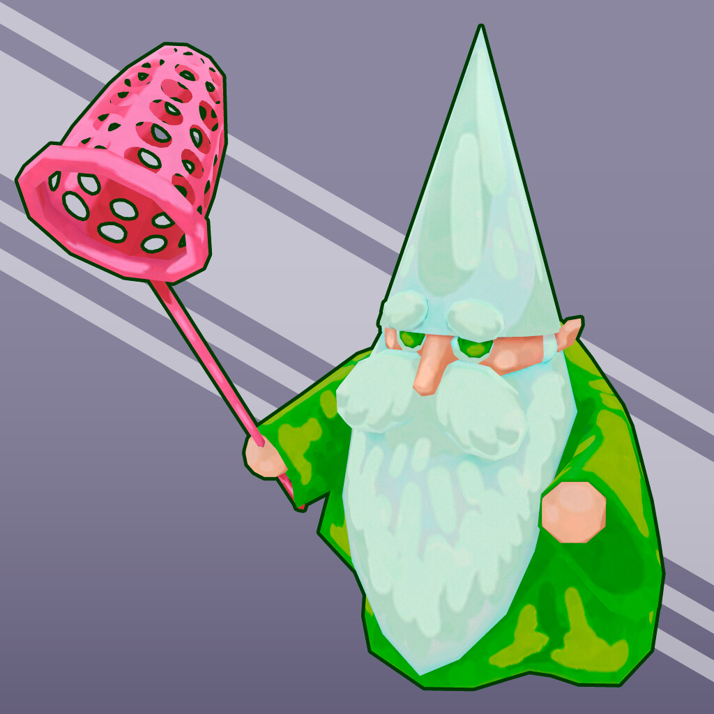 ArtStation - Crawly the green wizard